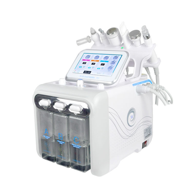 300W Skin Cleaning Machine 6/7 H2o2 In 1 Hydra Facial Black Head Removal